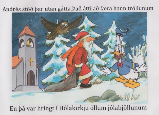 Einn og átta og Andrés Önd